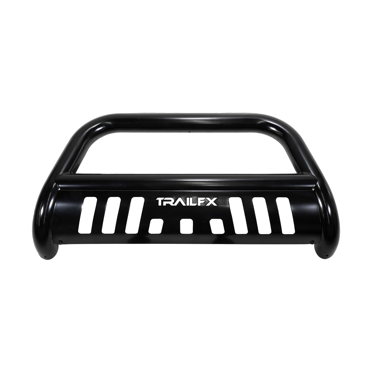 TrailFX B0040B Bull Bar Black Powder Coated 3 Inch Yes with skid plate ...