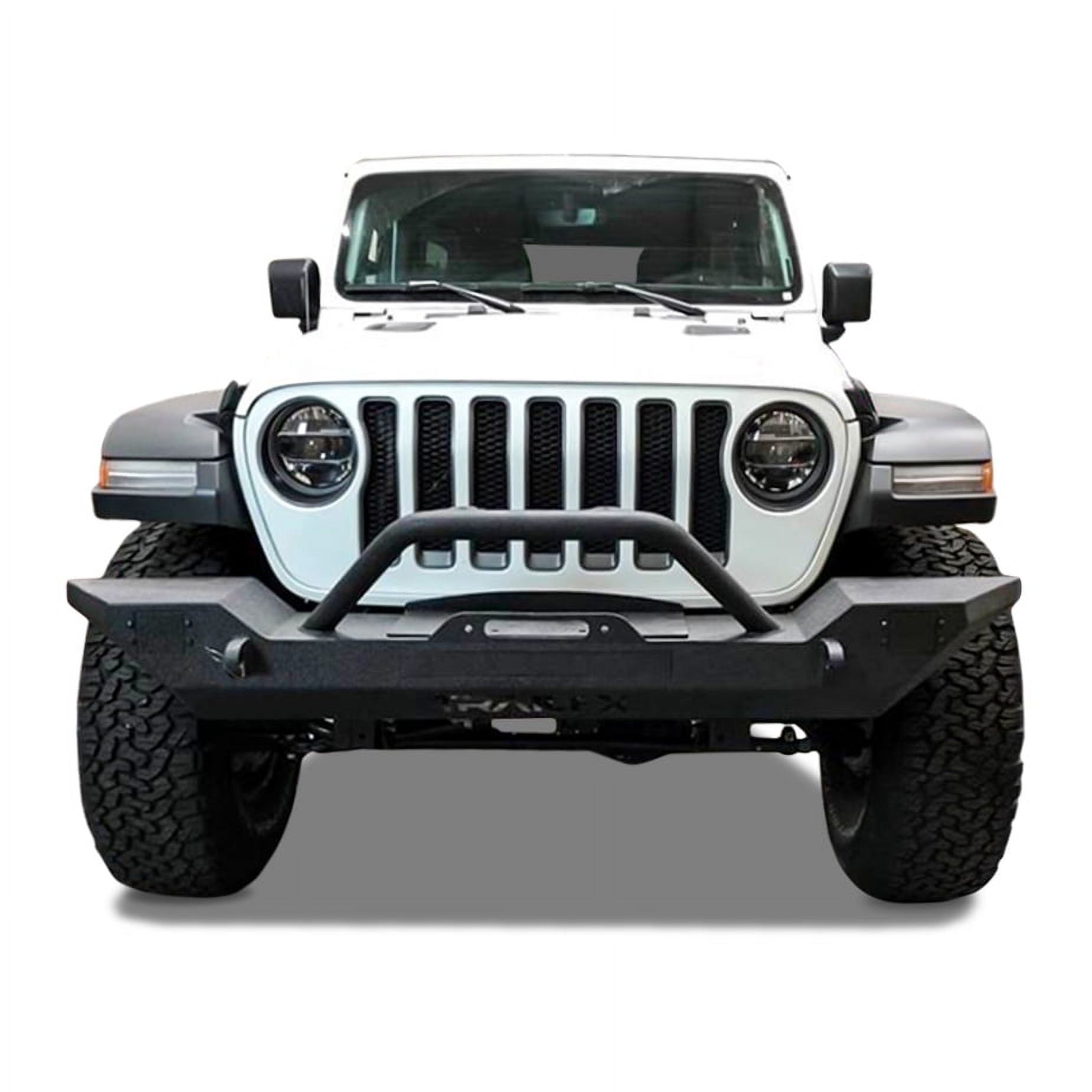 TrailFX JL01T Textured Black Steel Bumper - Walmart.com