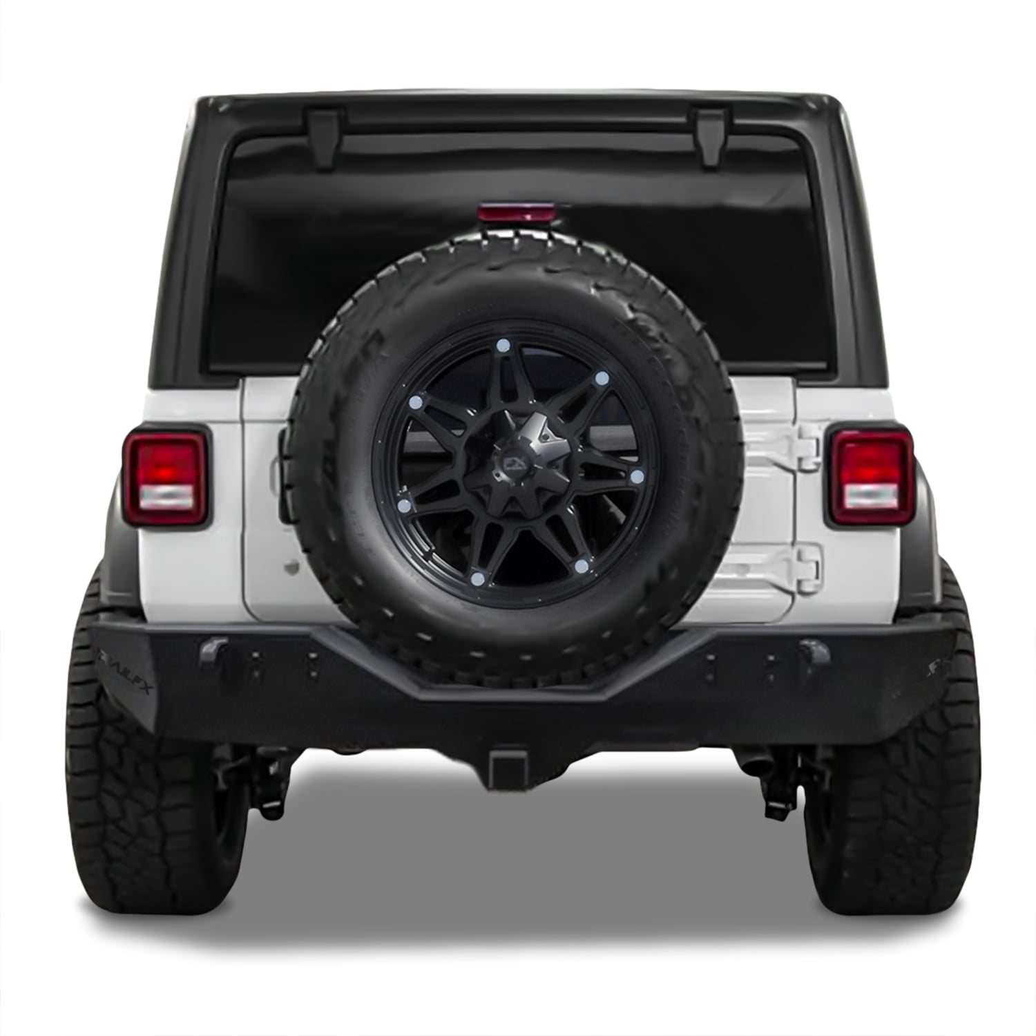 TrailFX JL02T Textured Black Steel Bumper - Walmart.com