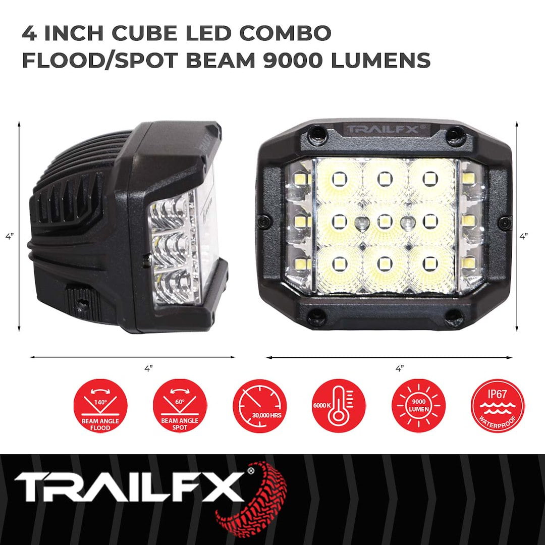 TrailFX PODSIDEFPR TFX LED Lights LED LIGHTS - Walmart Business Supplies