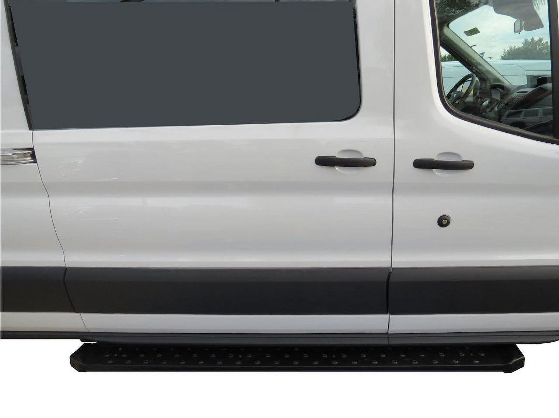 TrailFX RBV09B Black Powder Coated Steel Running Board Step Bars for ...