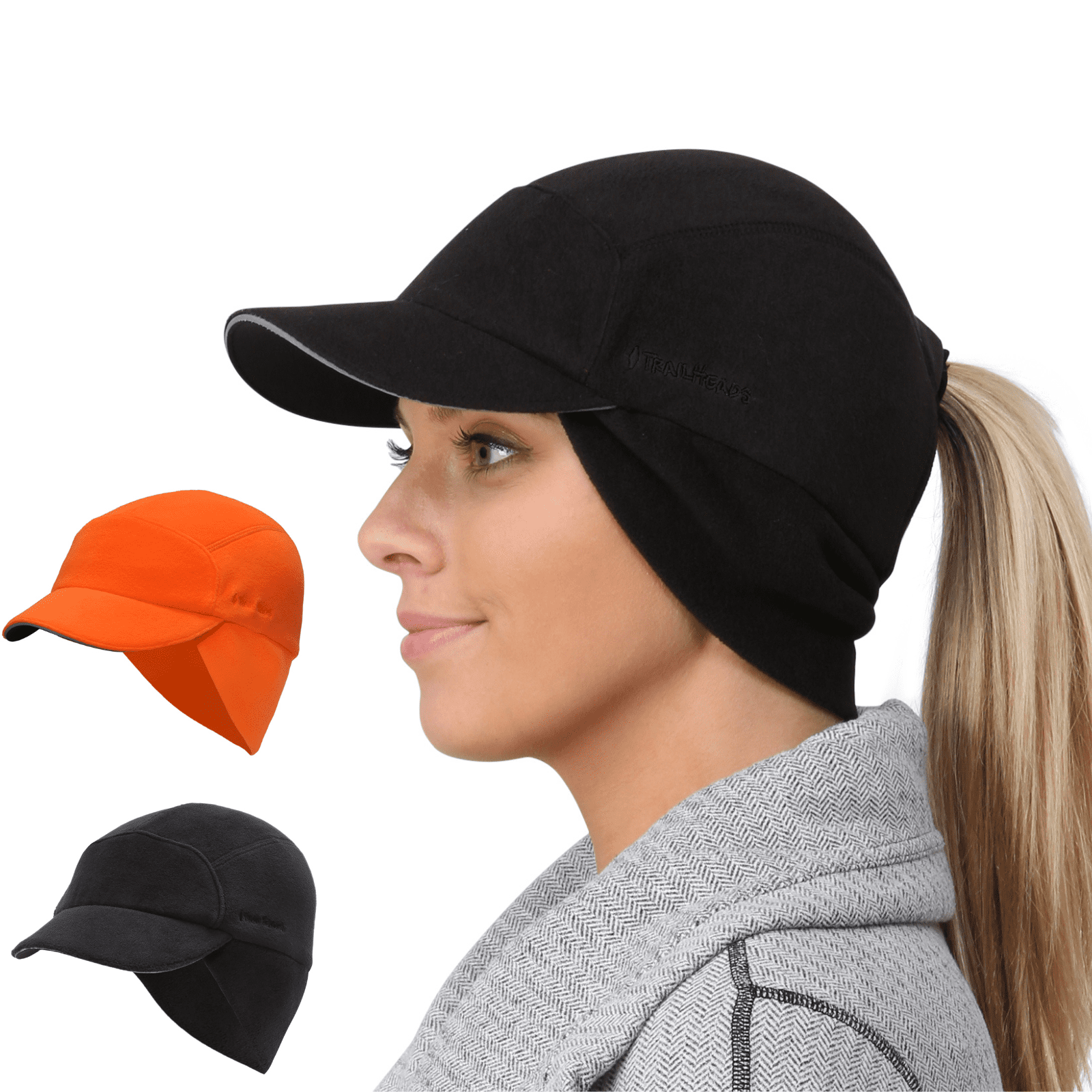 TrailHeads Fleece Ponytail Hat for Women – Trailblazer Reflective ...