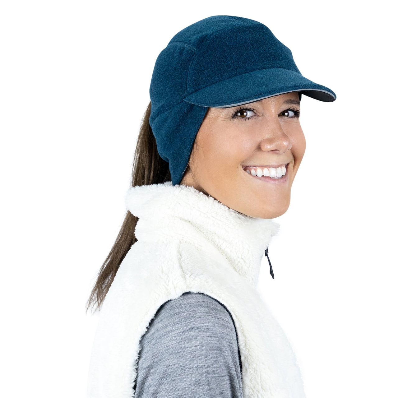 TrailHeads Fleece Ponytail Hat with Drop Down Ear Warmer | The ...