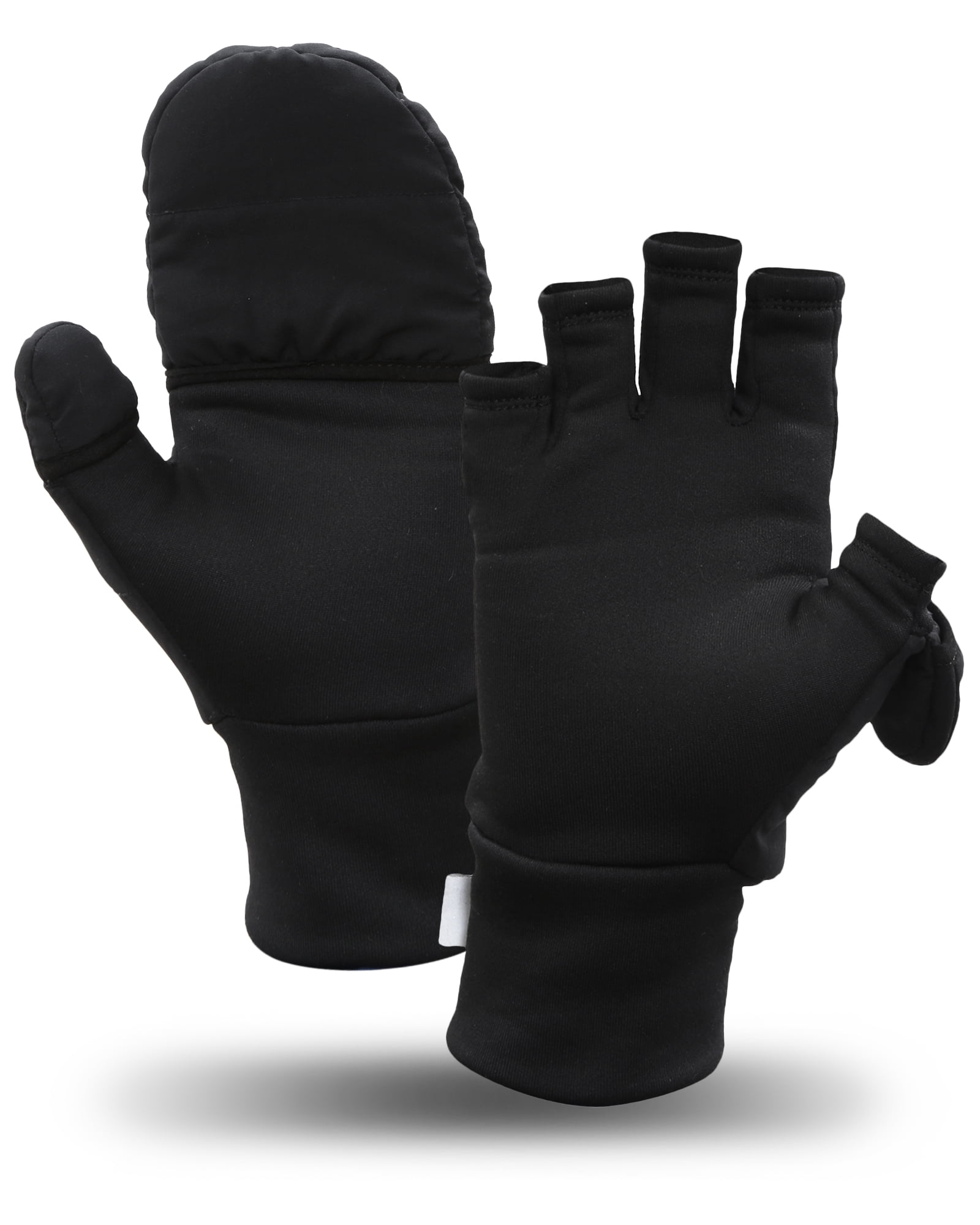 TrailHeads Men’s Insulated Convertible Mittens - Winter Running Mittens ...