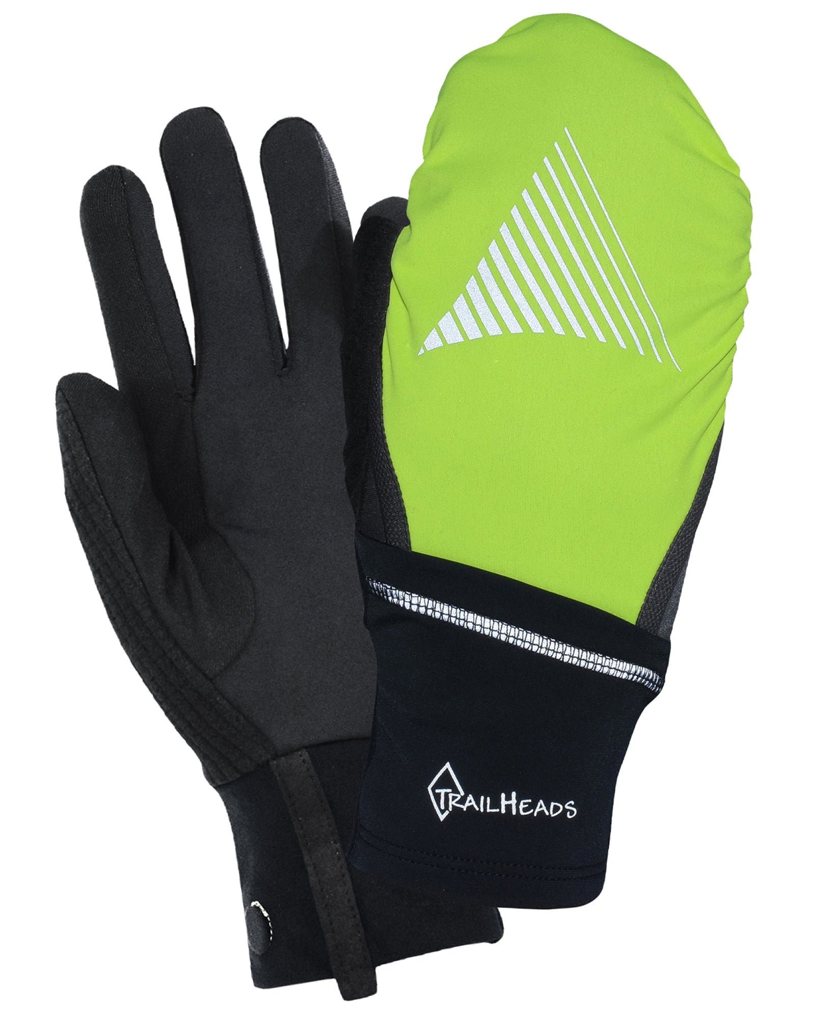 TrailHeads Men's Touchscreen Gloves with Reflective Waterproof Mitten ...