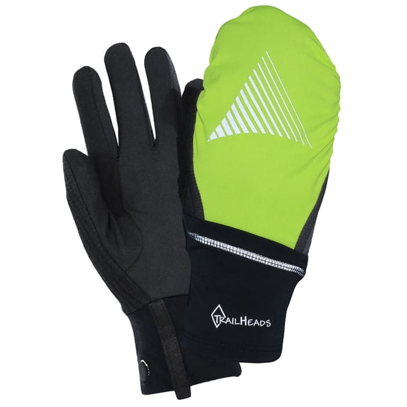 TrailHeads Men's Touchscreen Gloves with Reflective Waterproof Mitten ...