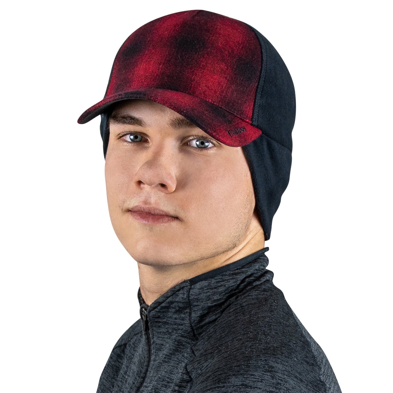 TrailHeads Men's Winter Hat | Trucker Hat with Drop Down Ear Warmers ...