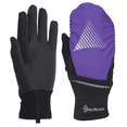 TrailHeads Women's Touchscreen Convertible Running Gloves with ...