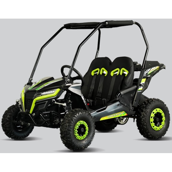 TrailMaster Cheetah 6 Youth Go-Kart - 163cc 5.5HP Engine, 4-Point ...