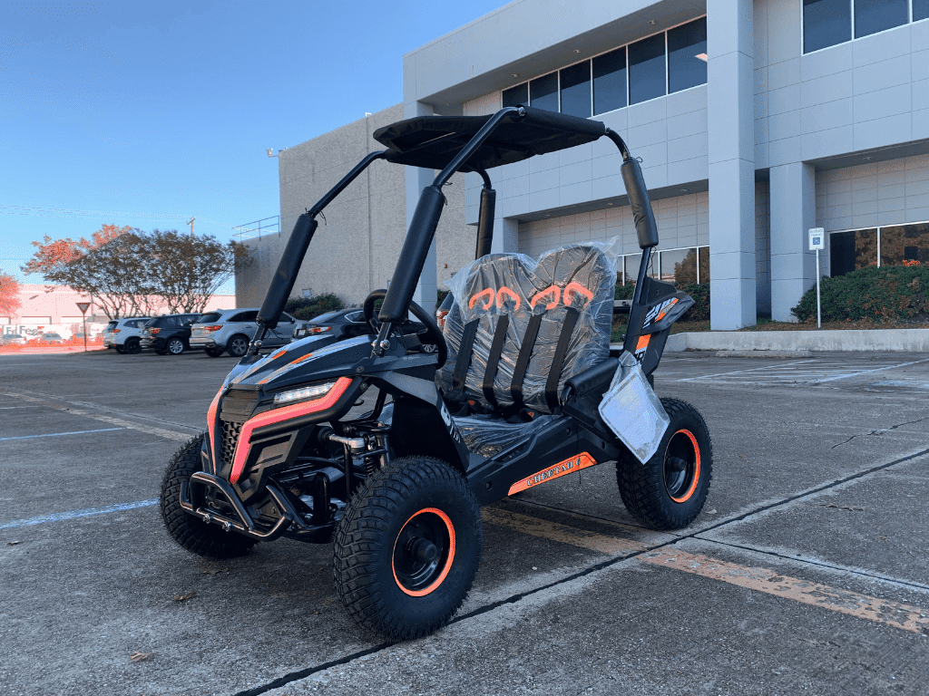 TrailMaster Cheetah i6 Electric Kids Off-Road Go Kart, 650W Motor, 48V ...