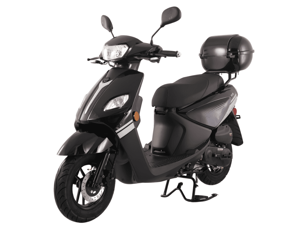 TrailMaster Flash 50 Scooter / Moped, 49.6cc 4-Stroke Engine, Electric ...
