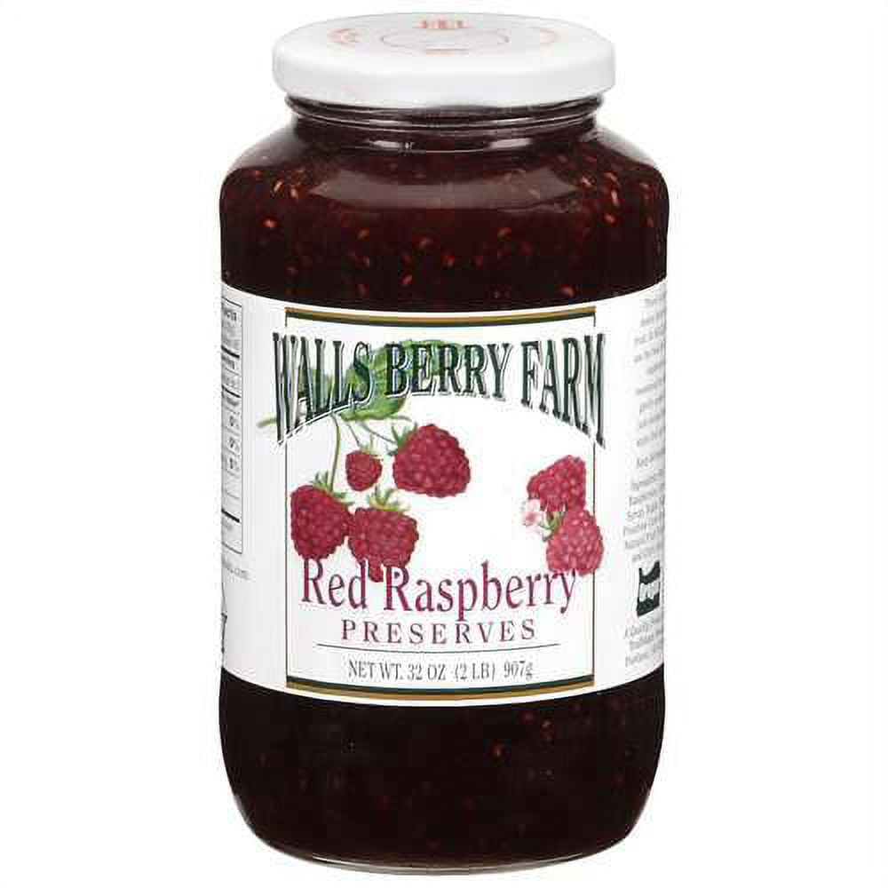 Trailblazer Foods Walls Berry Farm Red Raspberry Jam, 32 oz - Walmart.com