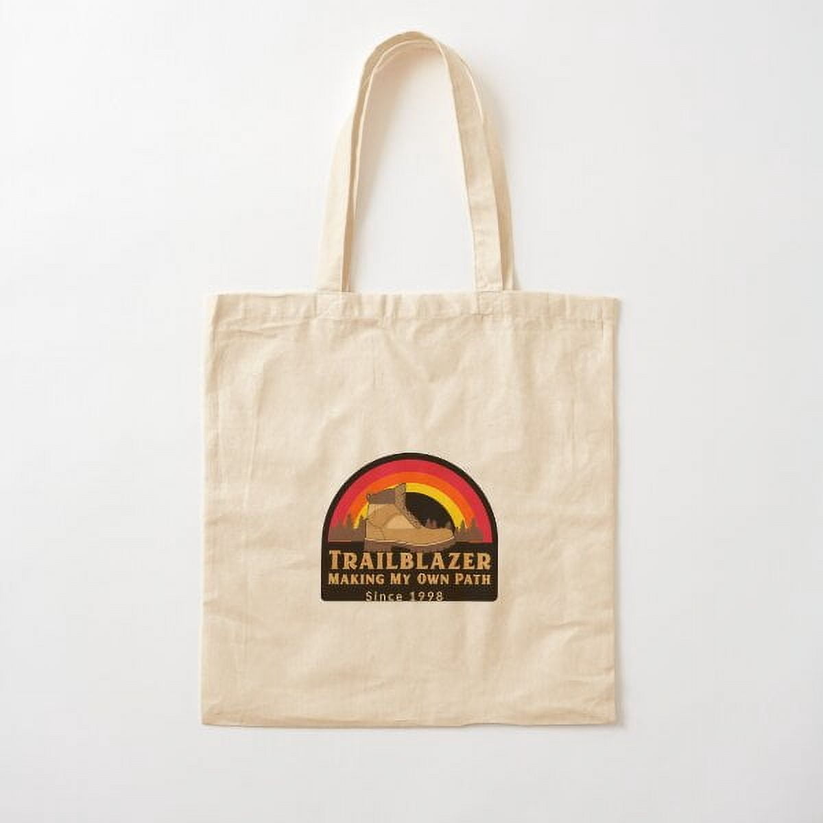 Trailblazer Making My Own Path Since 1998. Hiking Cotton Tote Bag ...
