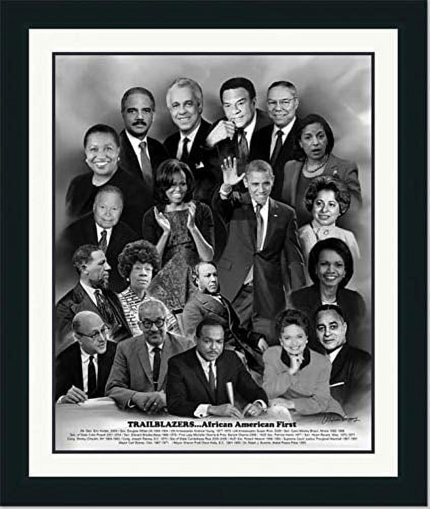 Trailblazers: African American First | Framed Famous Black Icons ...