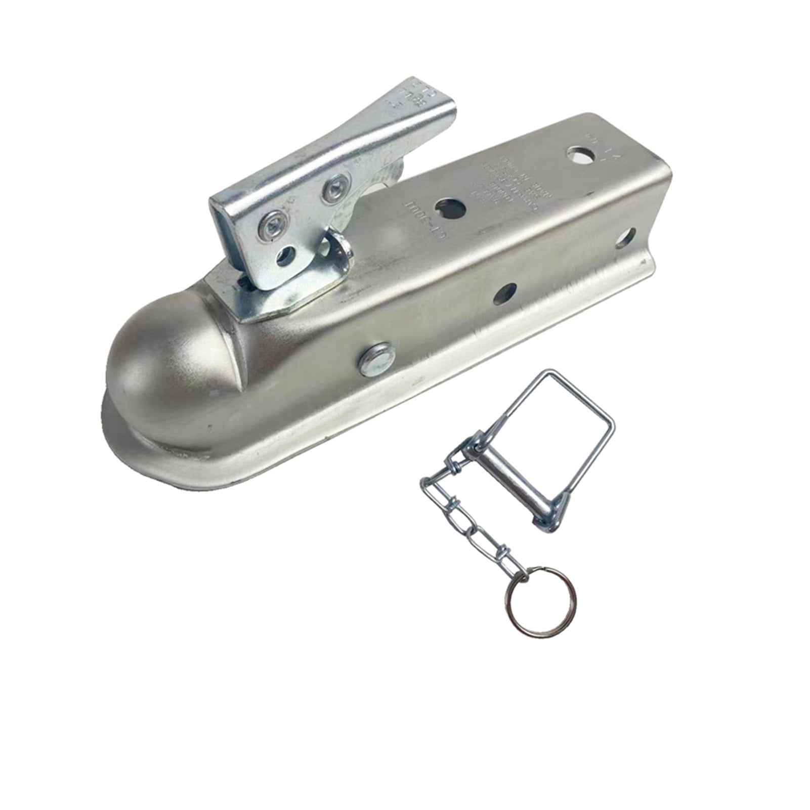 Trailer 2" X 2" 3500lbs Trailer Coupler Hitch Ball Coupling Straight ...