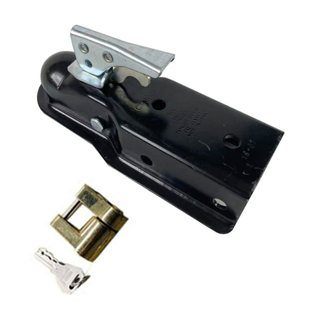 Trailer 2" x 3" 5000lbs Trailer Coupler Hitch Ball Coupling Straight ...