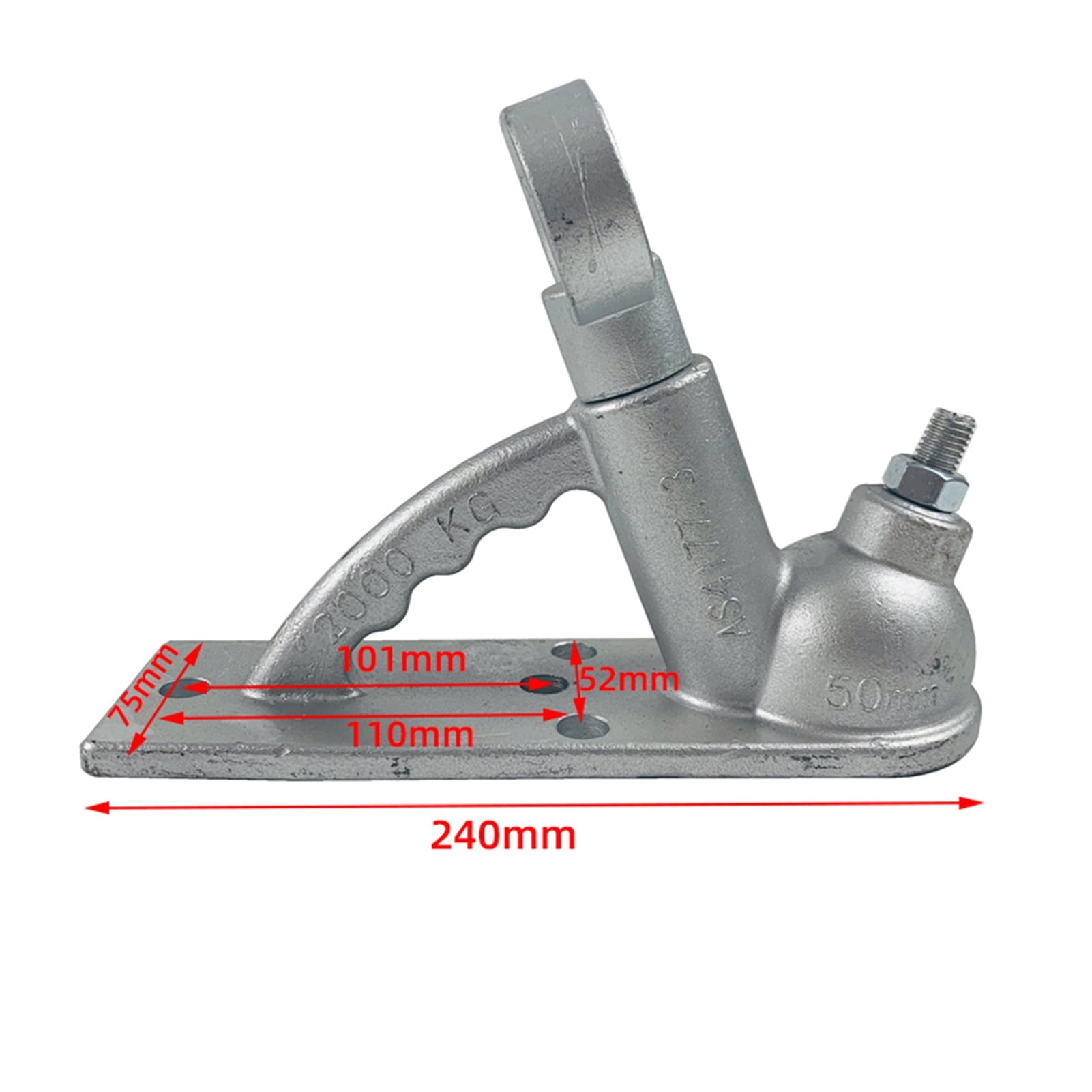 Trailer 2000kgs 3holes Casting Trailer Coupler Trailer Coupling Trailer ...