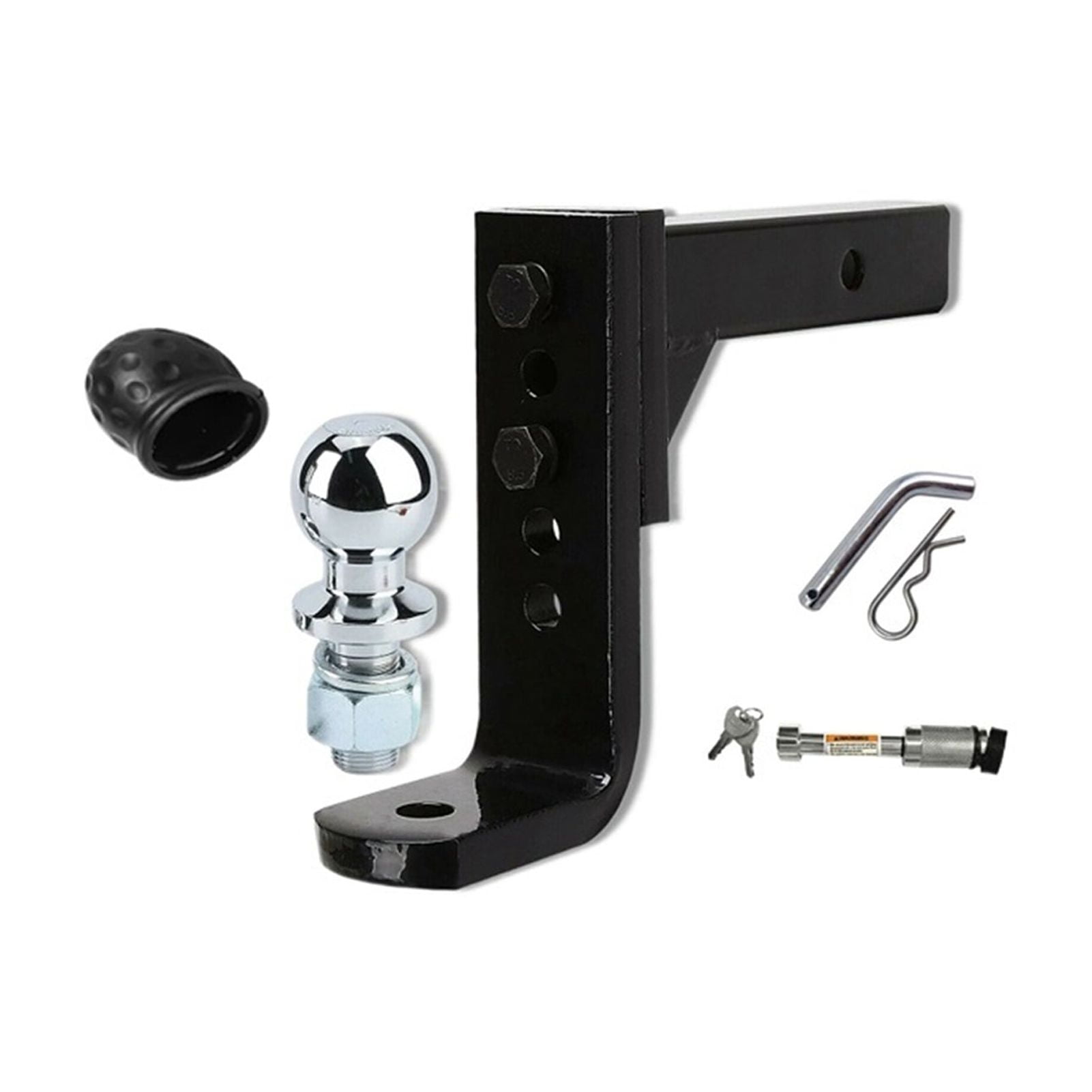 Trailer 4000KG Adjustable Height Tow Bar Hitch 50mm 2inch Ball Towbar ...