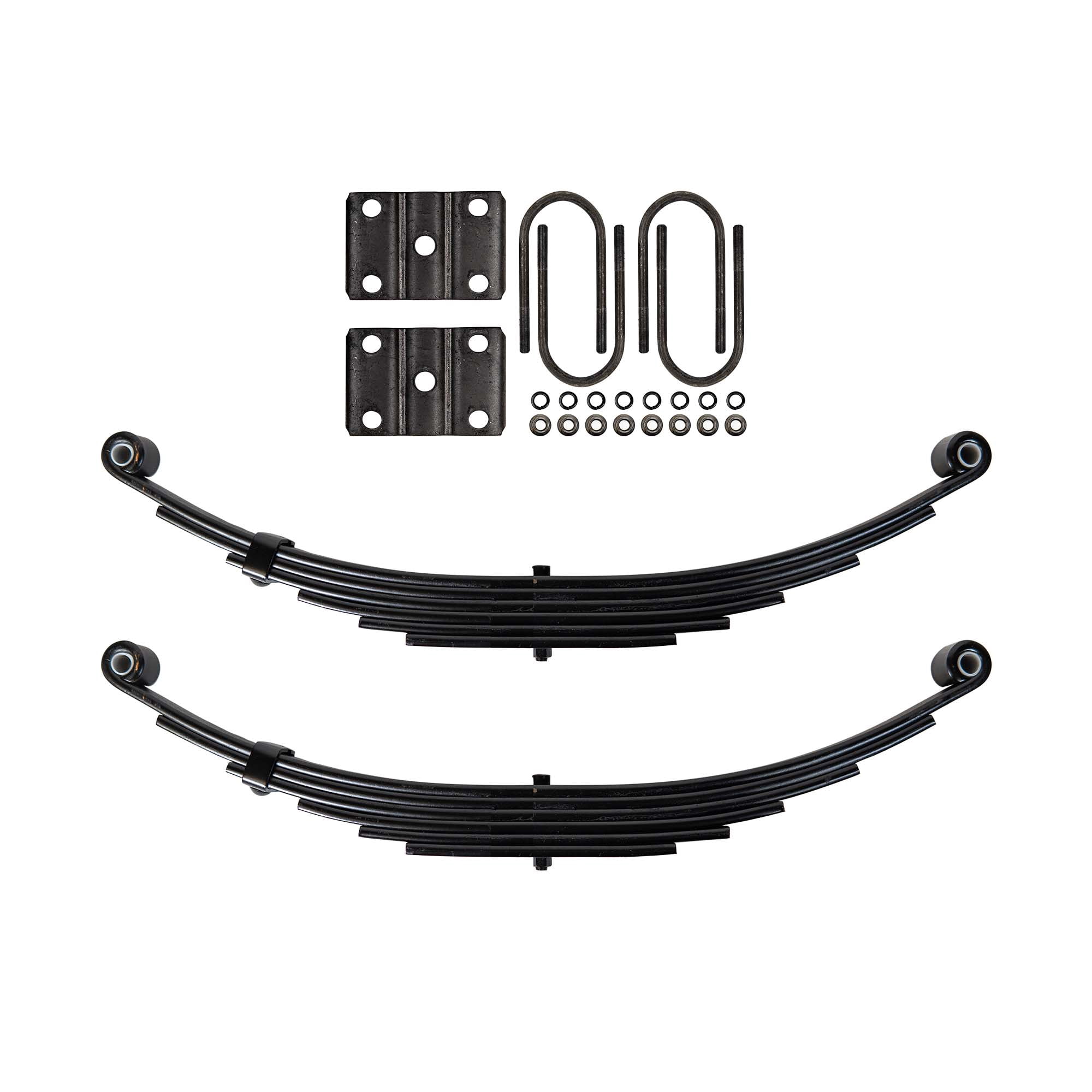 Trailer 6 Leaf Double Eye Spring Suspension Kit for 3" Tube 7000 lb ...