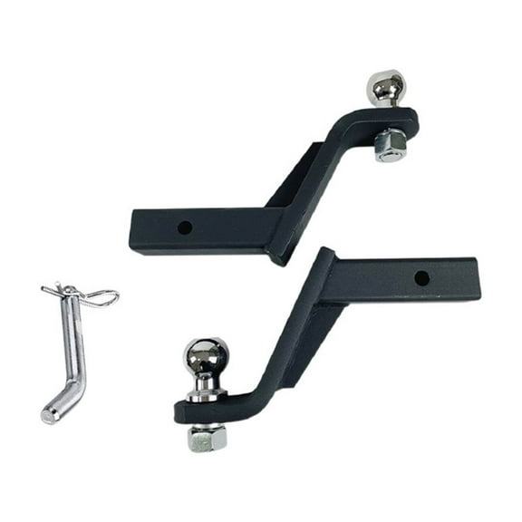 Extended Long Shank 2 Inch Drop Tow Bar Ball Mount Tongue Hitch 3T ...