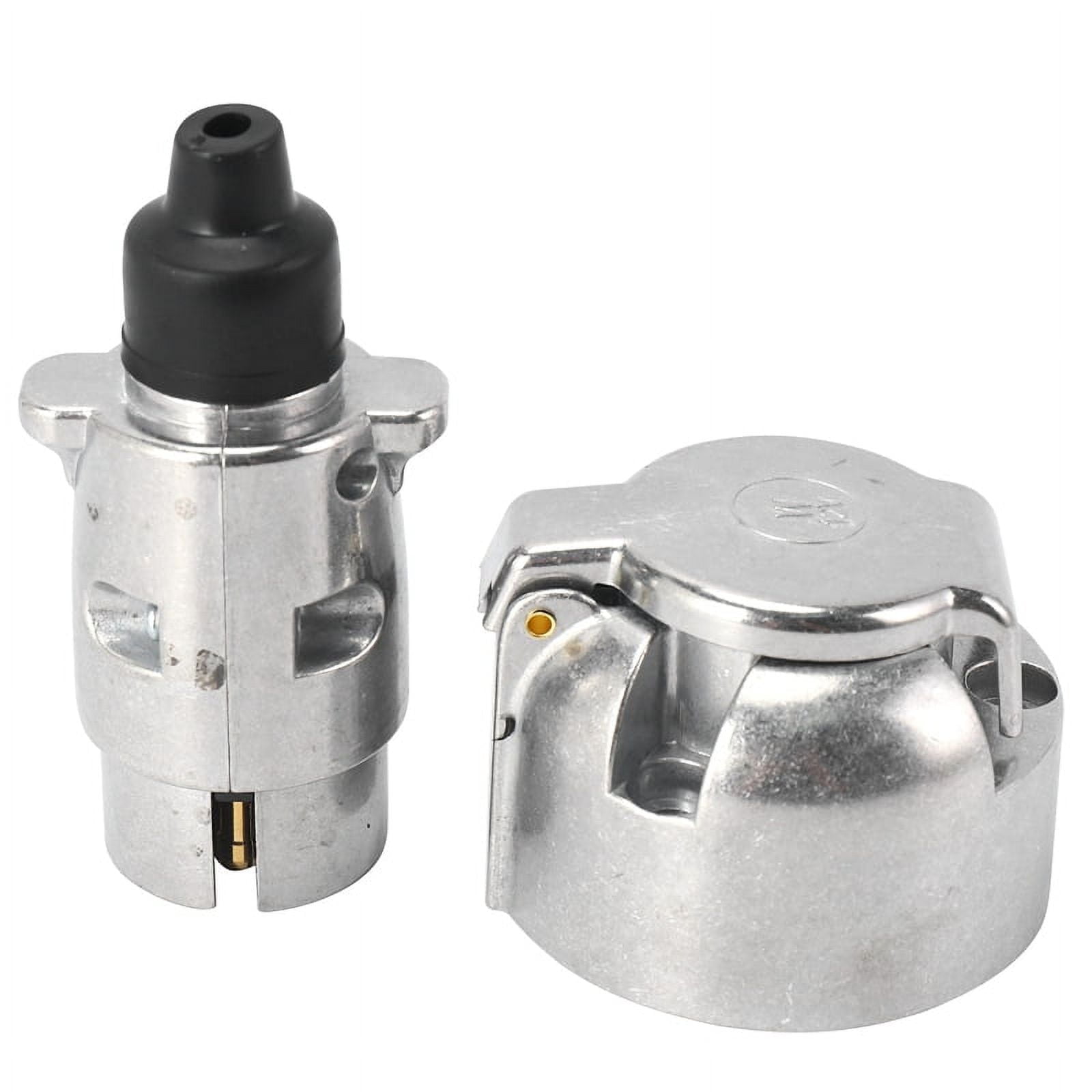 Trailer Accessories- 7 Pin Trailer Plug 12V Rv Sockets Towbar Towing ...