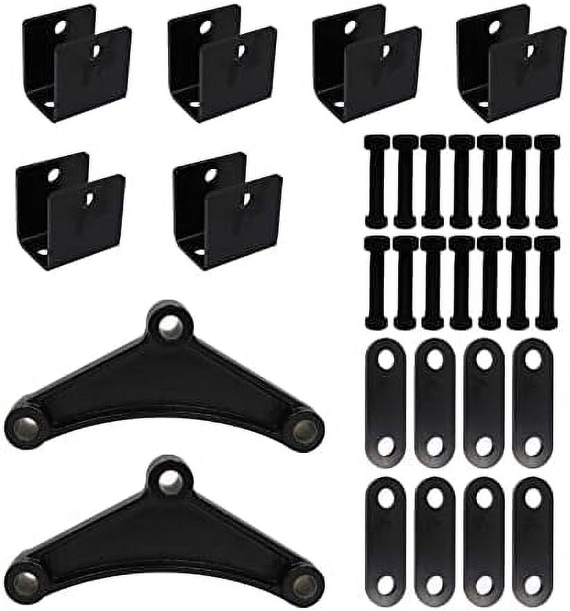 Trailer Axle Shackle Kit for 1-3/4" Wide Double Eye Springs Tandem Axle ...