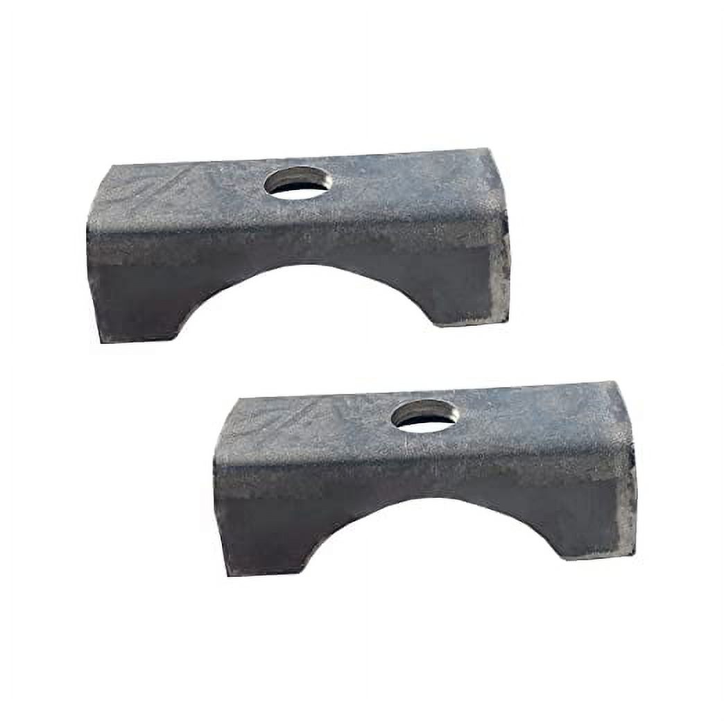 Trailer Axle Spring Perch Seats for 3" Round Tube Mount Steel Weld On ...