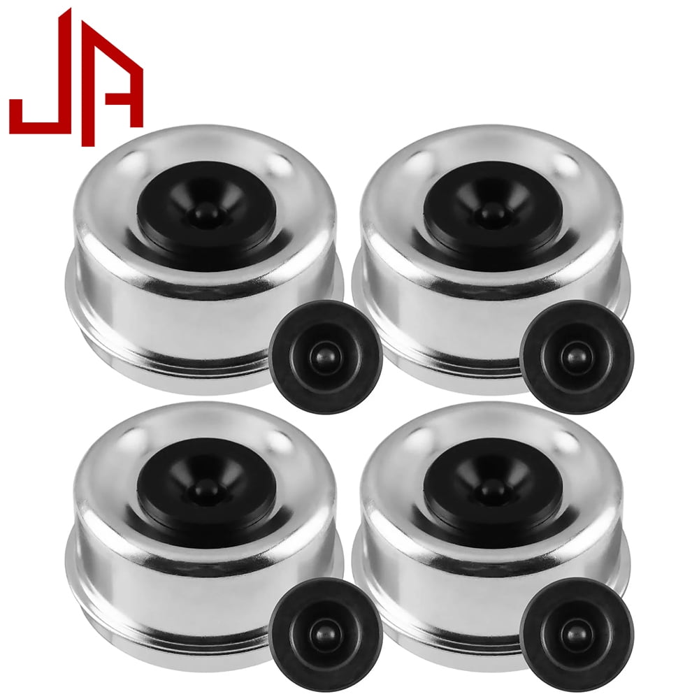 Trailer Bearing Dust Cap 2.72in Trailer Axle Dust Cap with 8 Rubber ...