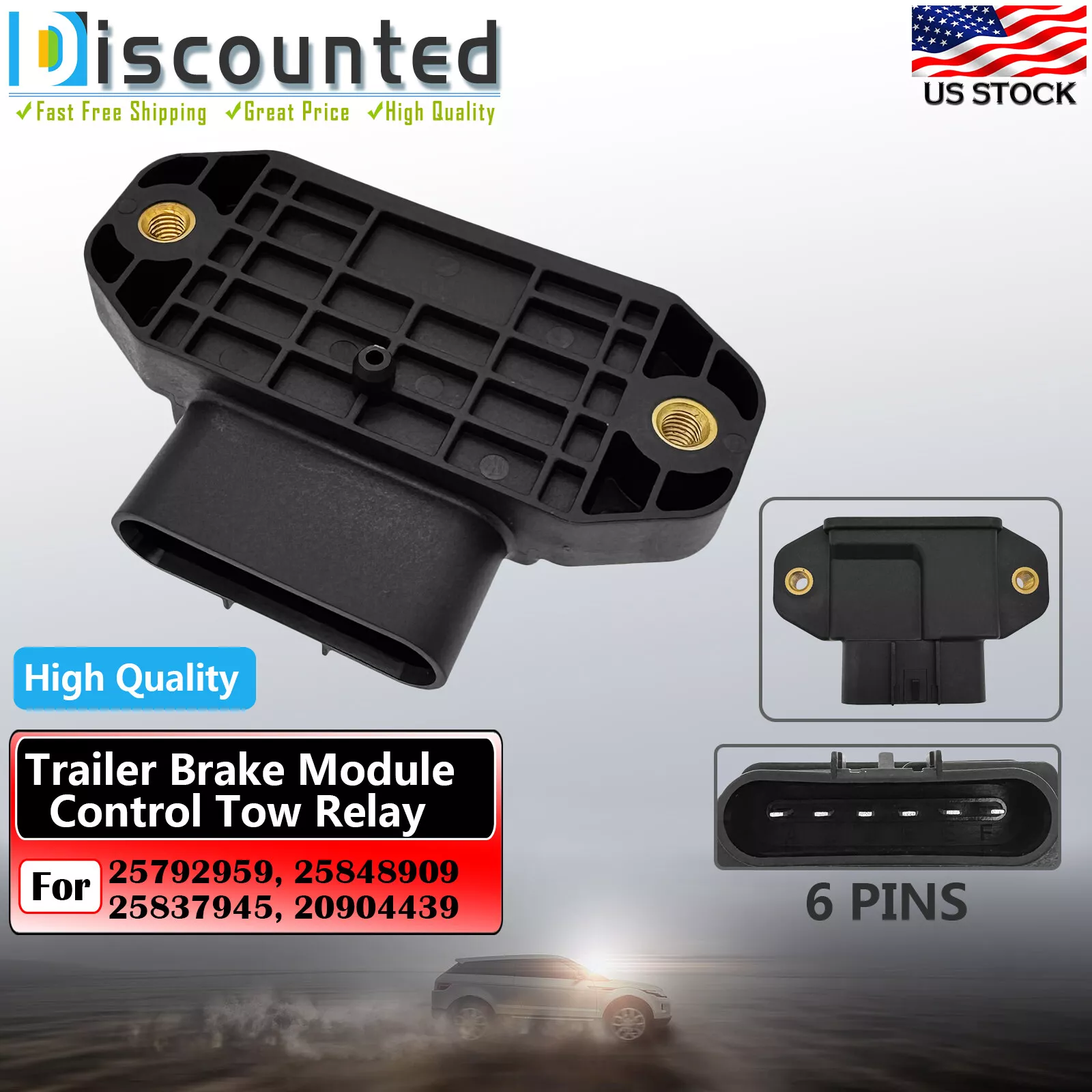 Trailer Brake Module Control Tow Relay For Sierra Silverado Suburban ...