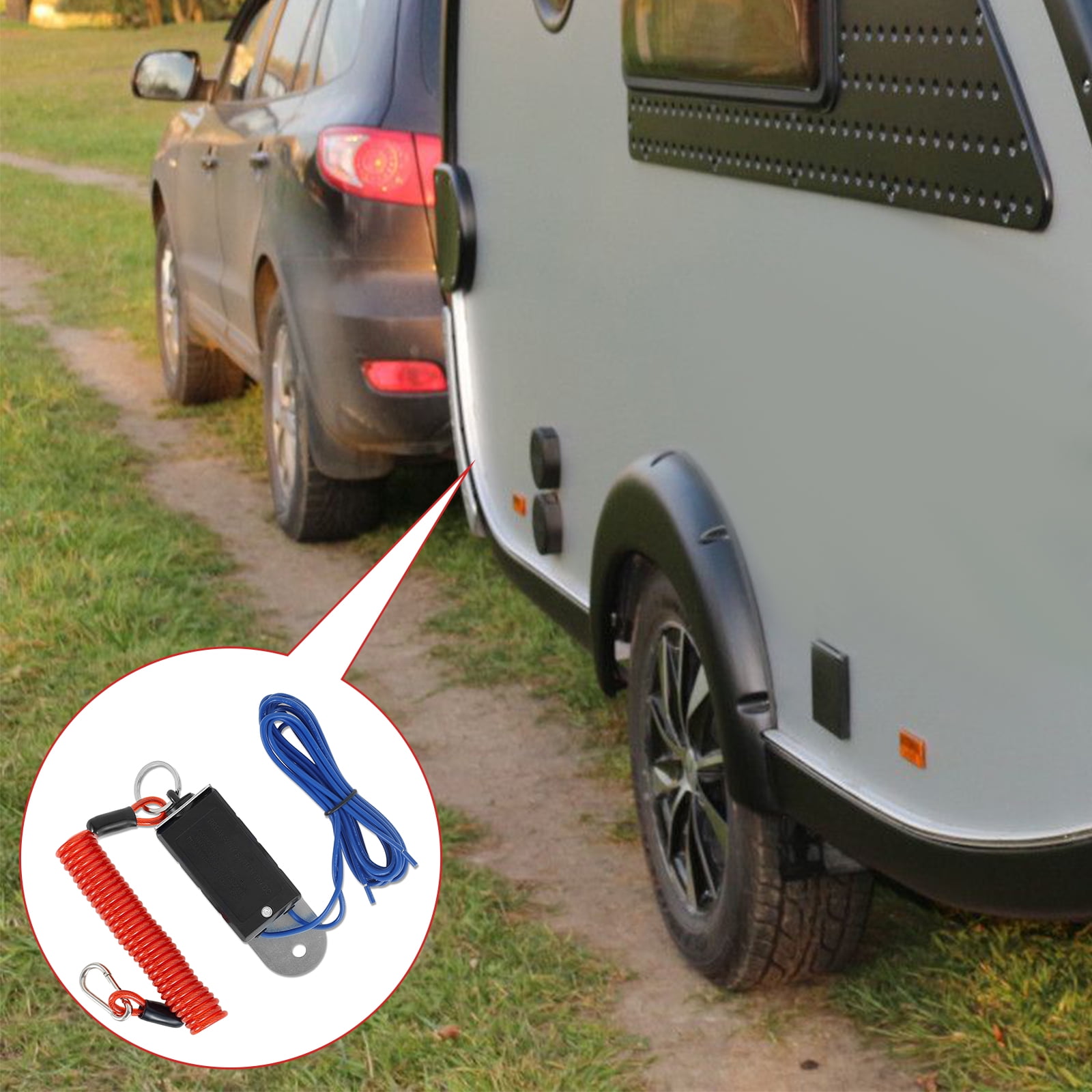 Trailer Breakaway Switch Reliable Trailer Breakaway Cable with Electric ...