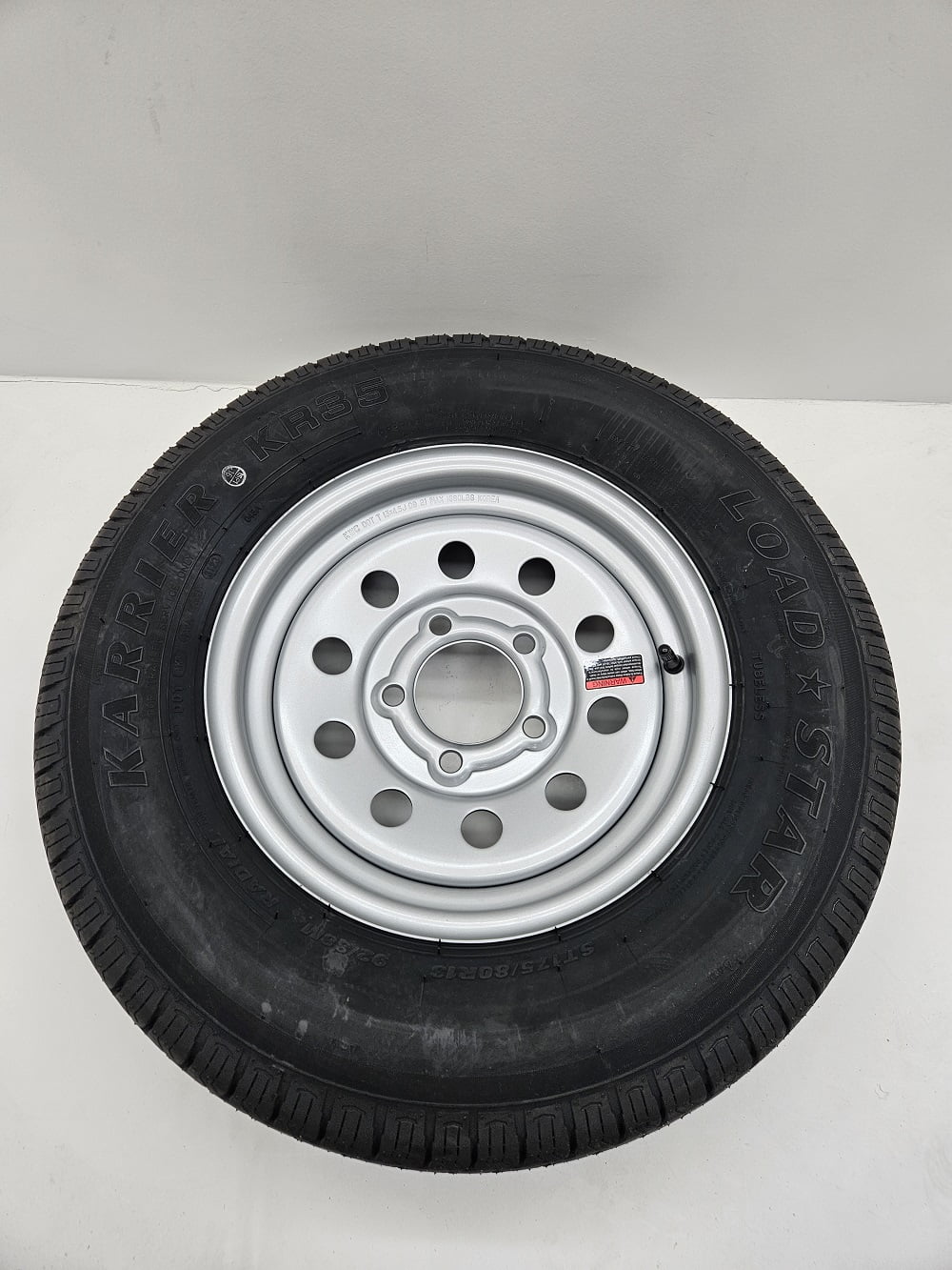 Trailer Camper 13" Silver 13x4.5 / 5 Lug Hole Wheel Rim / ST175/80R13 ...