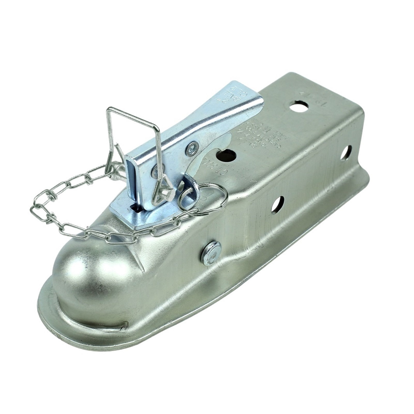 Trailer Coupler 2 X 2-1/2 Inch Ball Hitch Back Coupling Straight Tongue ...