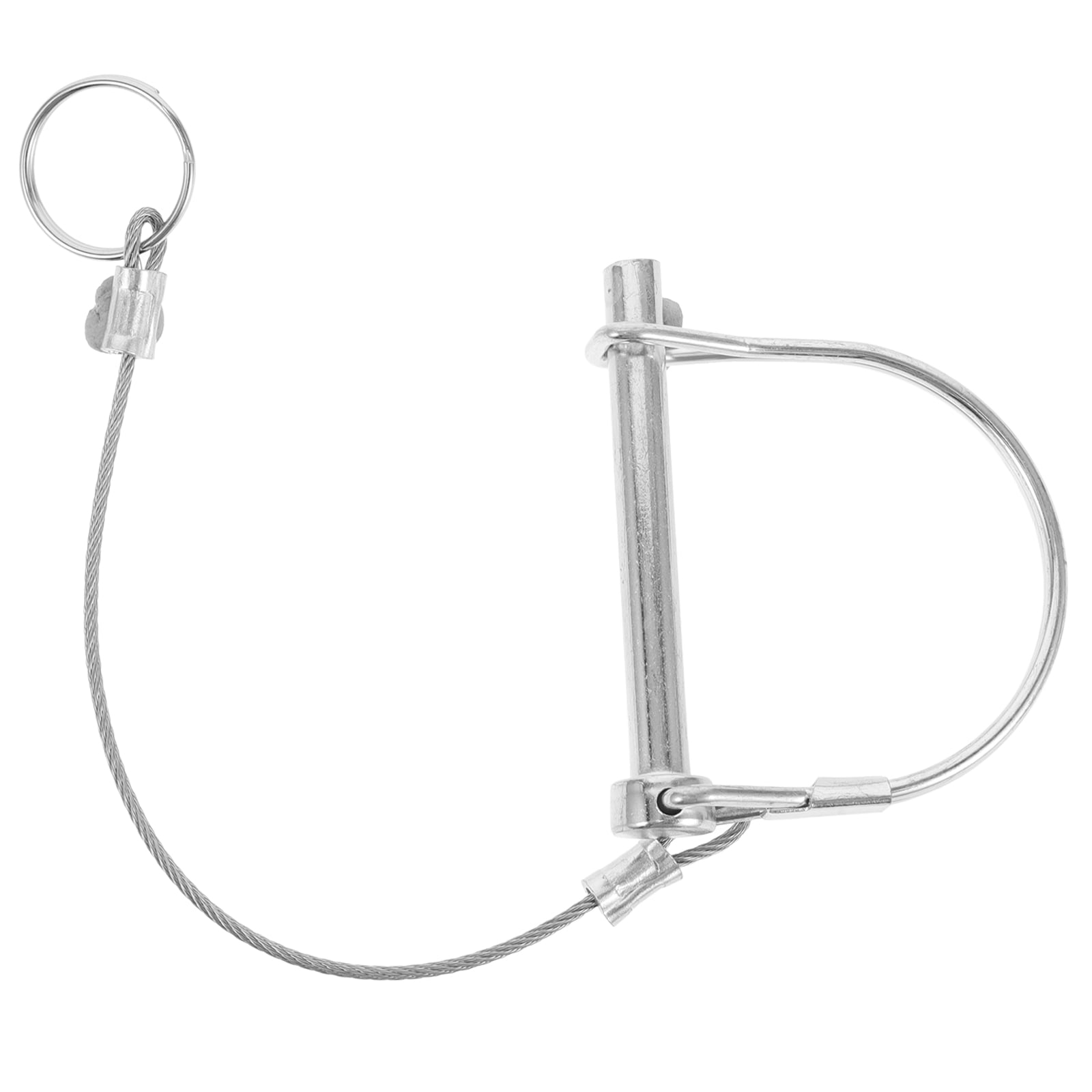 Trailer Coupler Pin Heavy Duty Trailer Hitch Pin Lock with Safety Chain ...