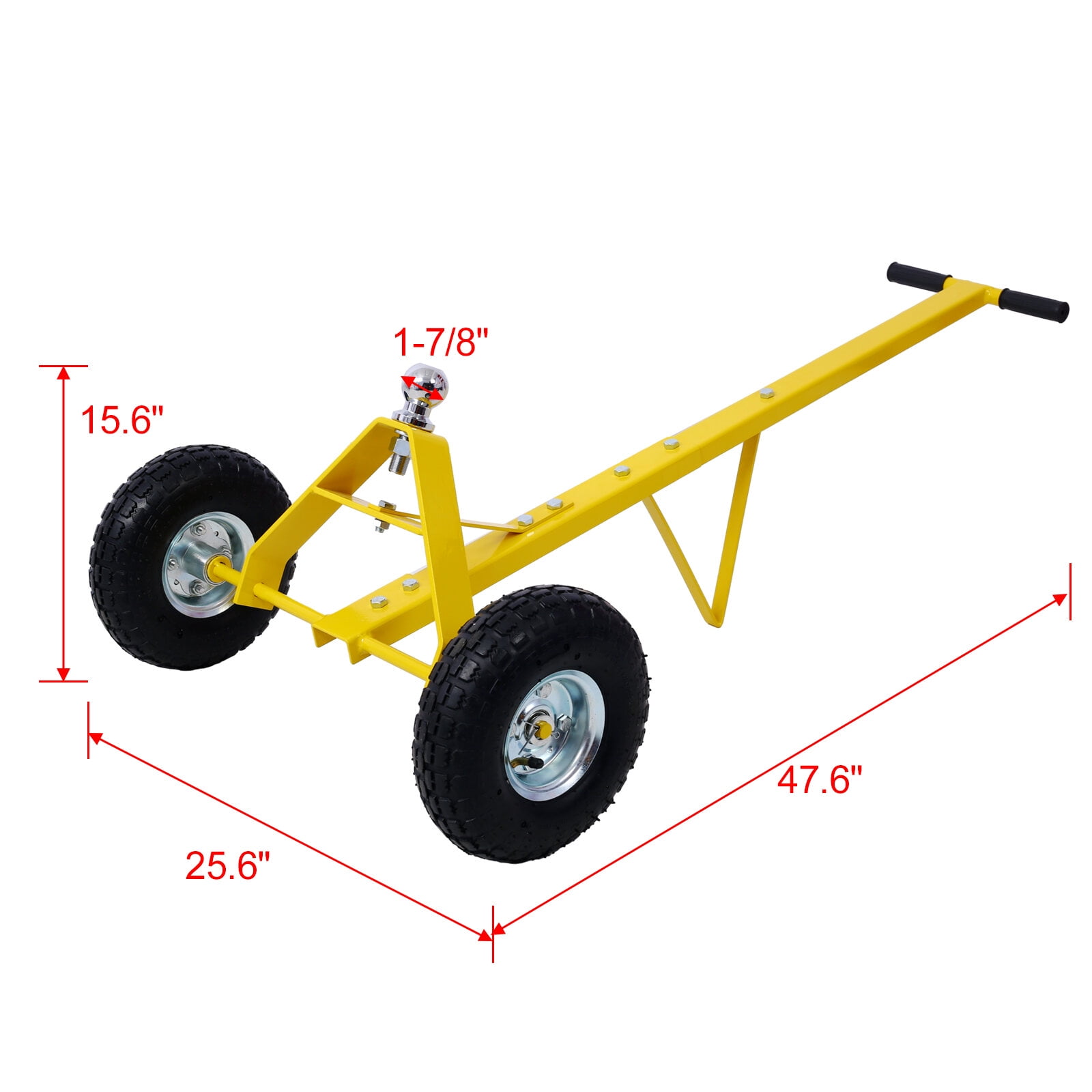 Trailer Dolly with Pneumatic Tires - 600 Lb. Maximum Tongue Weight ...