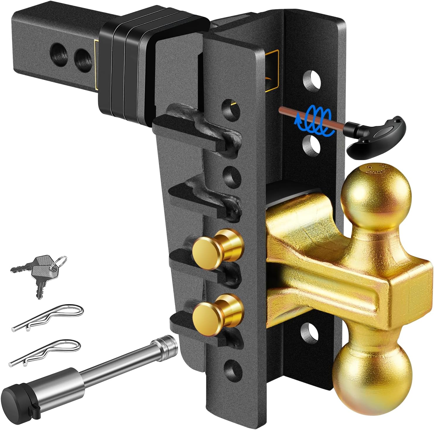 Draw-Tite Rear Hitch, Max-Frame, 2 Inch Receiver for 1983-1997 ...
