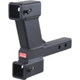 Trailer Hitch Dual Hitch Extender with 2 & 8-inch Riser/Drop, 2 ...
