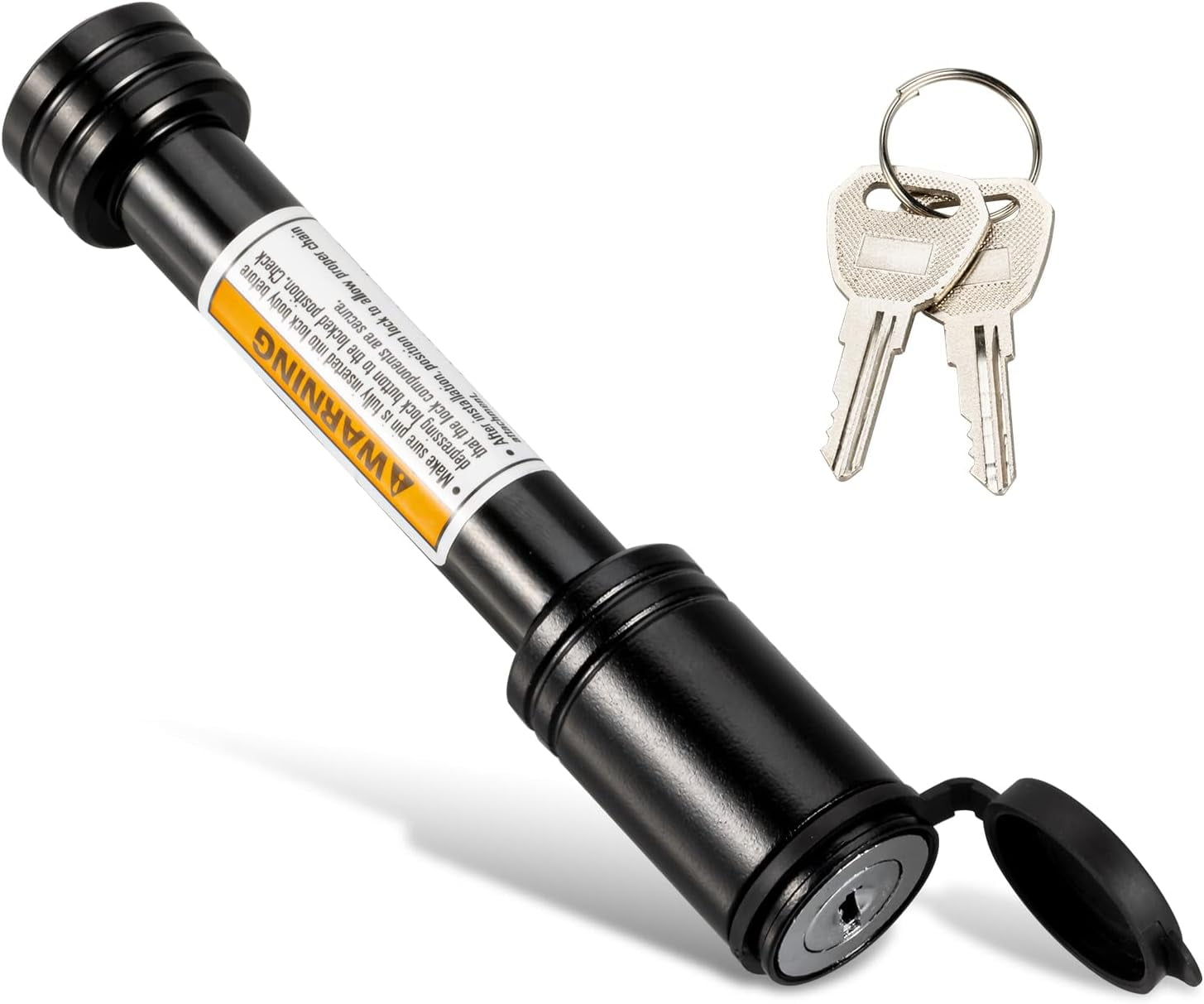 Trailer Hitch Lock Black, Hitch Pin Lock with 5/8 Inch Diameter Anti ...