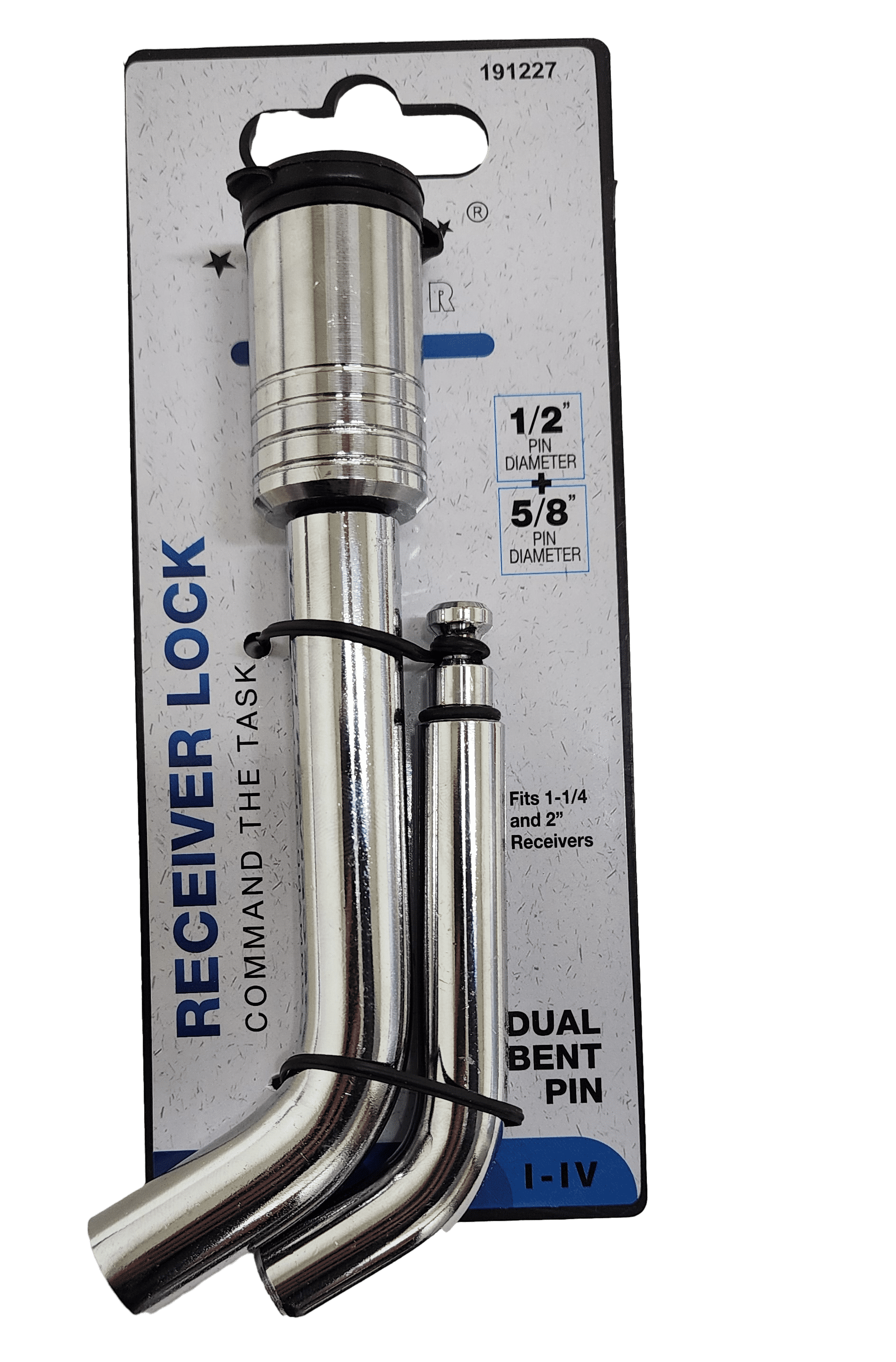 Trailer Hitch Lock Set, 1/2" and 5/8" Fits Class I II III IV 1-1/4",2 ...