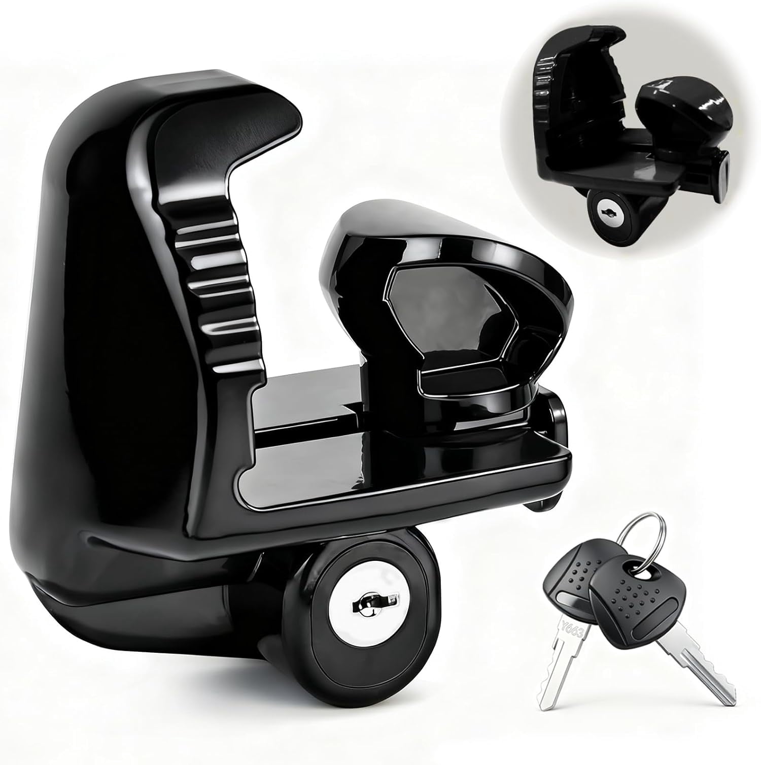 Trailer Hitch Lock, Universal Size Fit 1-7/8", 2",2-5/16" or 48mm, 51mm ...