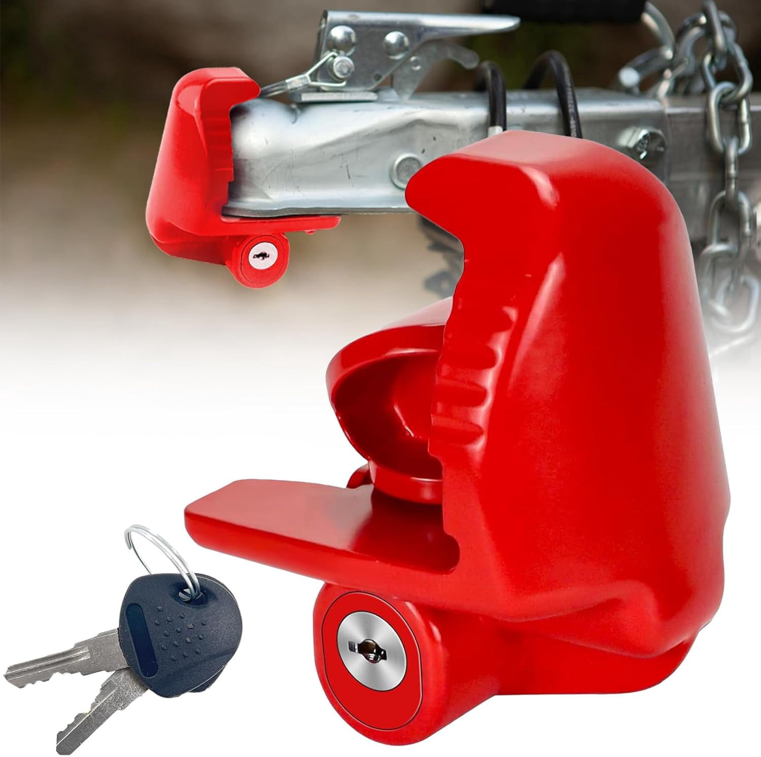 Trailer Hitch Locks with Keys, Universal Size Fit 1-7/8,2-5/16,2 Inch ...