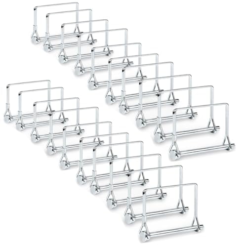 Trailer Hitch Pin 1/4" x 2-3/4"-20 Pack, Locking Trailer Coupler Pins ...