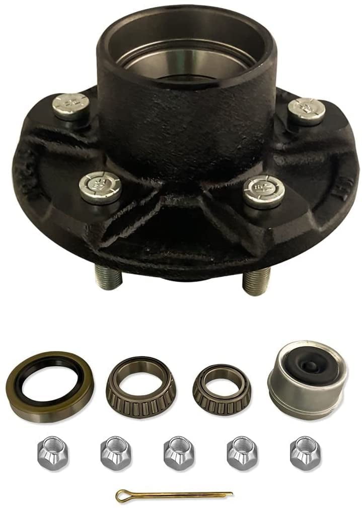 Trailer Hub – Trailer Hub Kit 5 Bolt 5.5, 3500 lb Trailer Axle ...