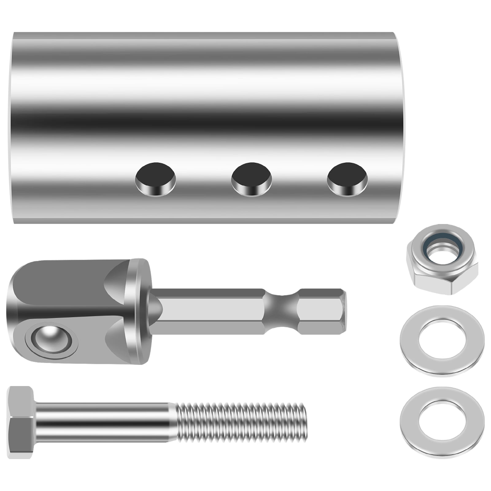 Trailer Jack Drill Adapter Stainless Steel Trailer Jack Crank Handle ...