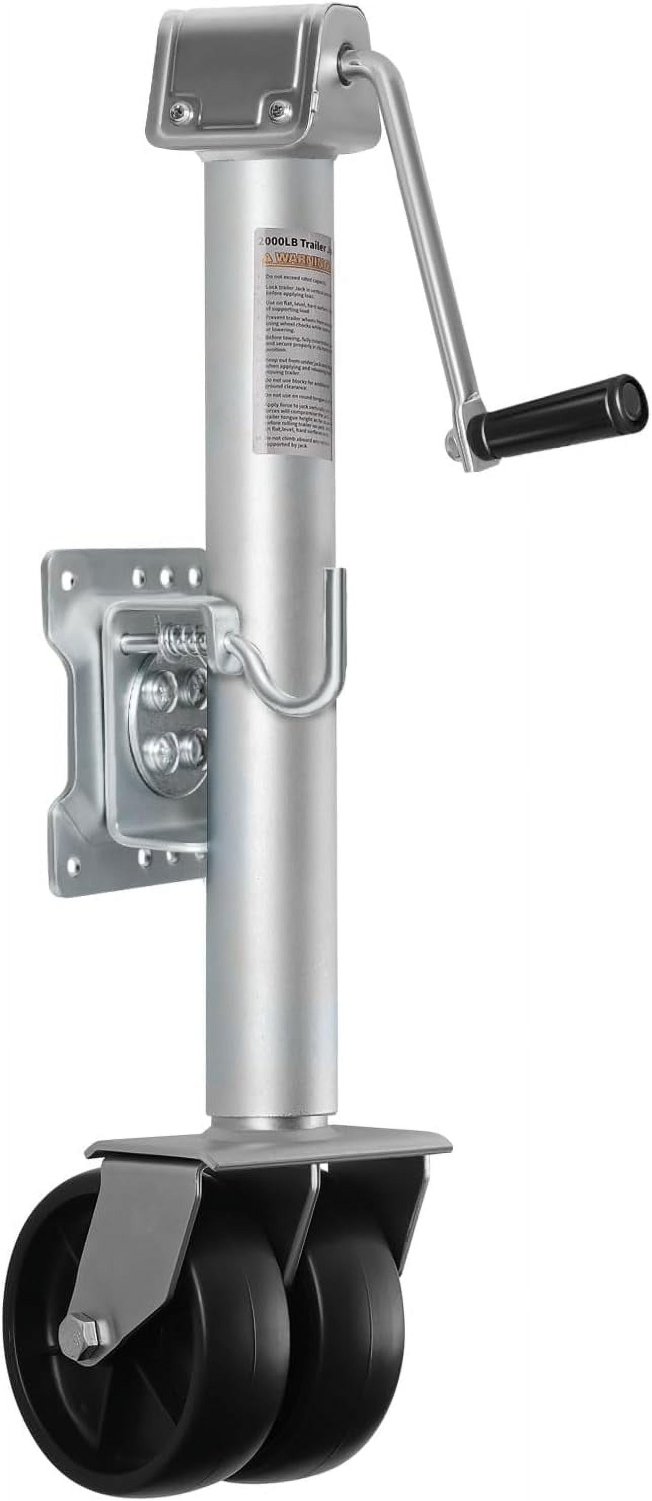 Trailer Jack, Heavy Duty Swivel Boat Trailer Jack with Dual Wheels ...