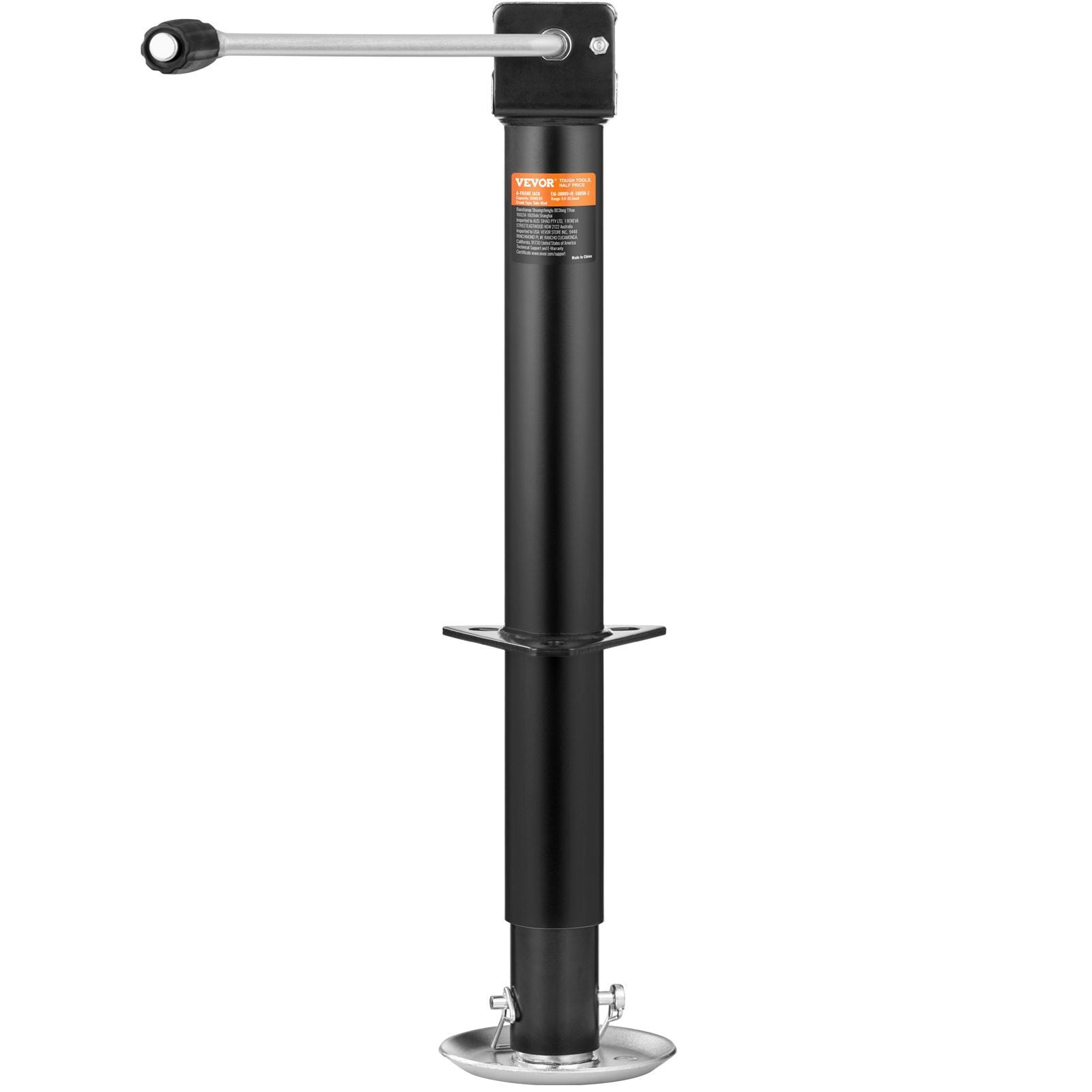 Trailer Jack, Trailer Tongue Jack A-frame Bolt on Weight Capacity 5000 ...