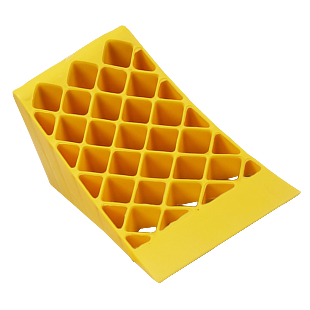 Trailer Jack Wheel Lock Triangle Ramp Mat Security Chock Travel ...