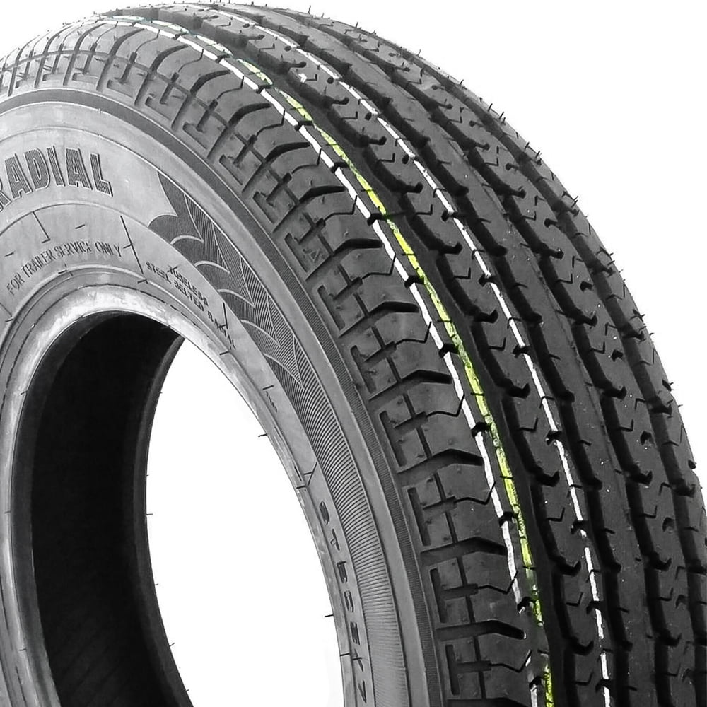 Trailer King ST Radial Steel Belted ST235/80R16 235/80R16 124/120L E 10 Ply Trailer Tire ...