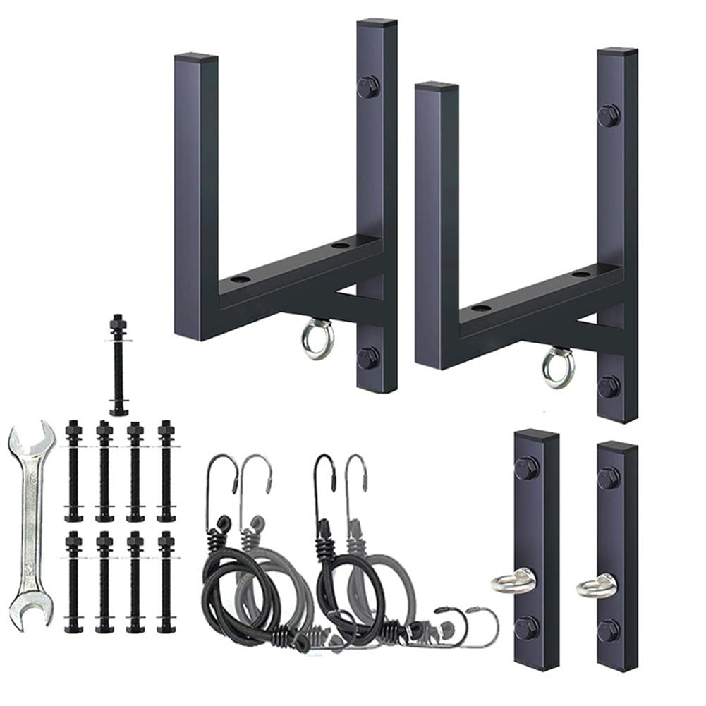Trailer Ladder Rack, Heavy Duty Steel Ladder Racks with Bungee Cords ...