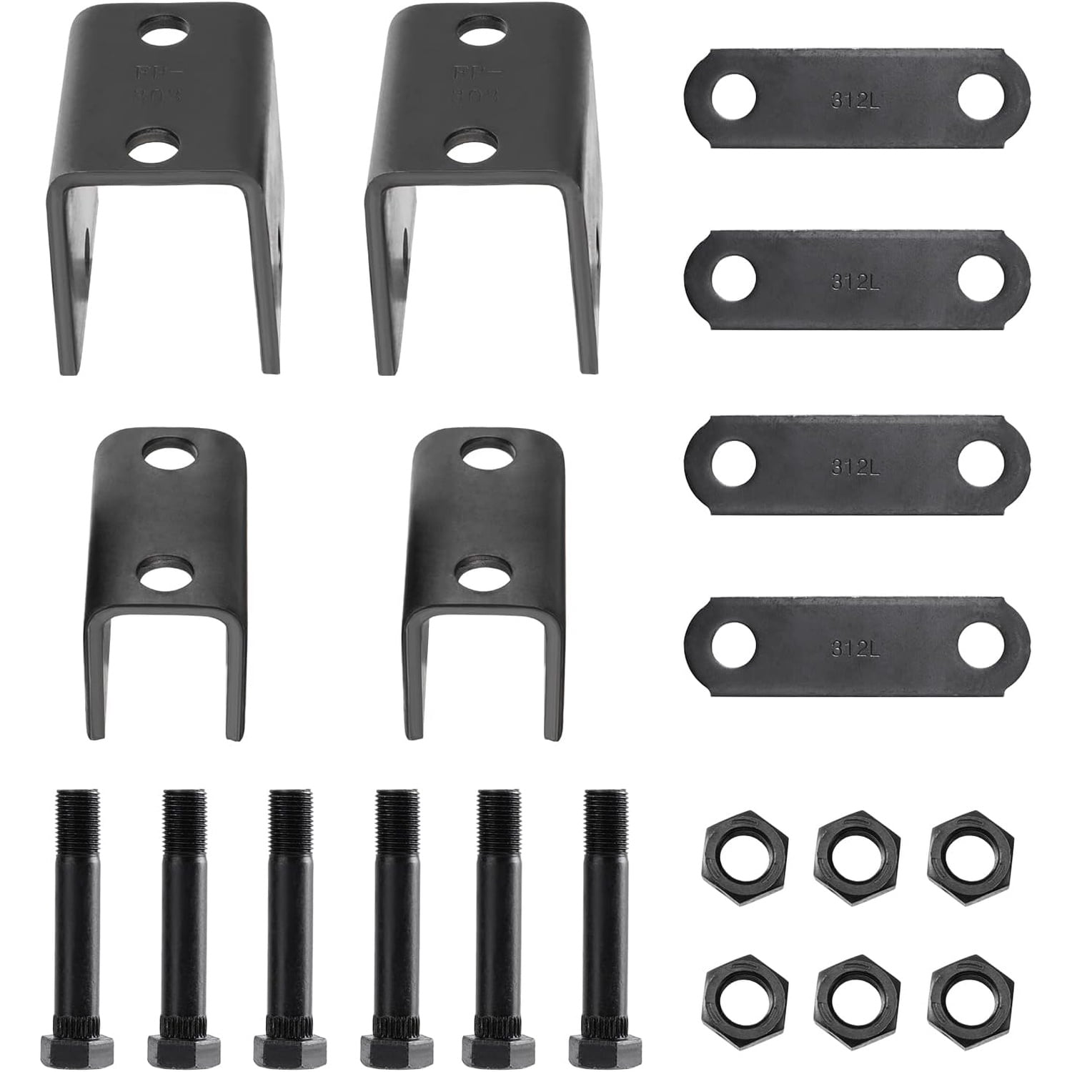 Trailer Leaf Springs Hanger Kit for Double Eye Springs Single Axle ...