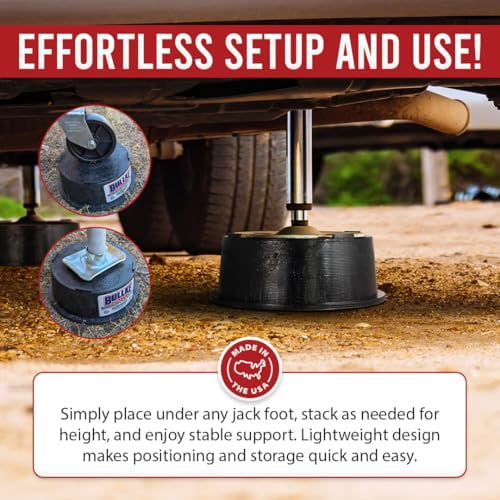 Trailer Leveling Blocks - for RV and Camper, USA Made Heavy Duty Jack ...